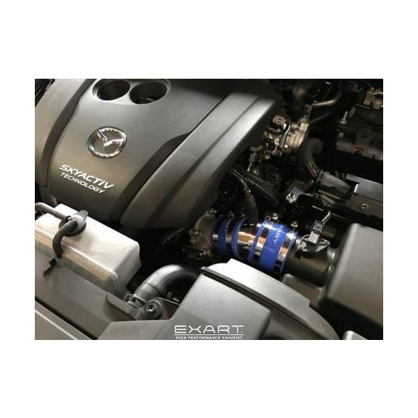 ■車種：MAZDA CX-5■型式：6BA-KF5P■エンジン：PY-RPS■セット内容：本体　　　　　　　シリコンホース×2　　　　　　　ステンレスクランプ×4　　　　　　　ステッカー×1■品番：EA04-MZ106-Nボルトオンで装着可...