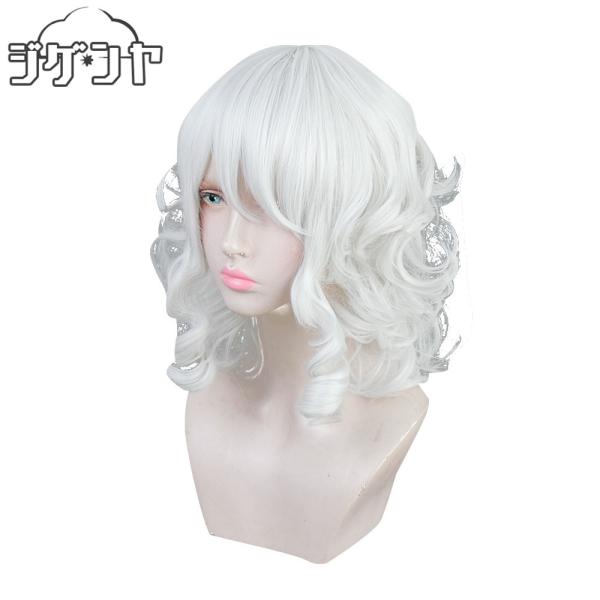 ★商品名：ヘルテイカー　Helltaker　パンデモニカ　Pandemonica　ウィッグ　かつら★セット内容：コスプレウィッグ+ウィッグ専用ネット★耐熱：耐熱★使用素材：高級繊維★色：写真とおり★状態：新品未使用品　写真はスタイリング済み...