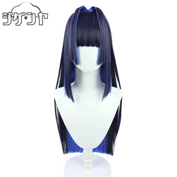 ★商品名：バーチャルYouTuber　VTuber　Ouro Kronii　オーロ・クロニー　私服衣装　ウィッグ　かつら★セット内容：コスプレウィッグ+ウィッグ専用ネット★耐熱：耐熱★使用素材：高級繊維★色：写真とおり★状態：新品未使用品　...