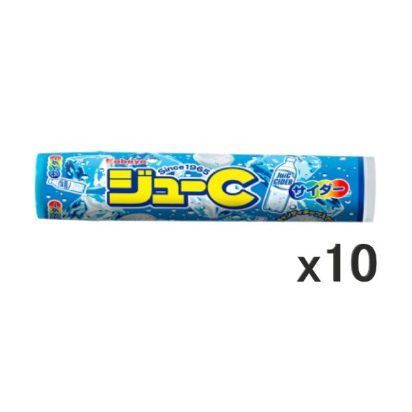 ロングセラーのラムネ菓子。 大粒で硬めに仕上げているため、噛んでも舐めても楽しめます。人気のサイダー味です。発売当初から変わらず、子供が持ちやすい筒型の容器に入っています。内容量:15粒×10個カロリー:1本(標準24g)当たり エネルギー...