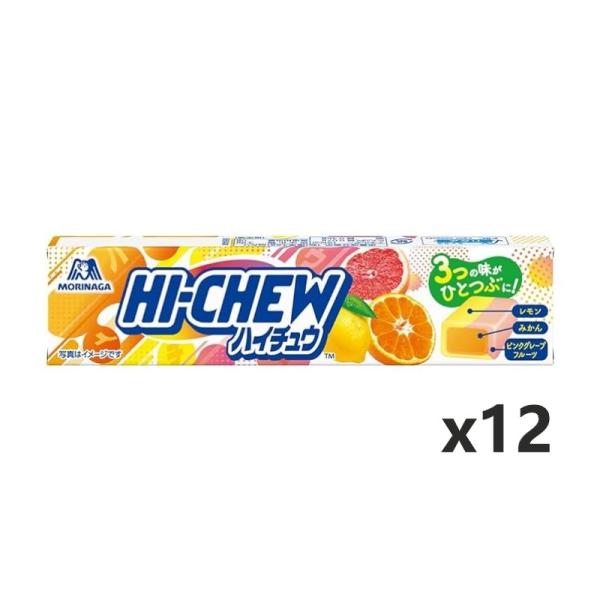 みかん、レモン、ピンクグレープフルーツの3つの味がひと粒で楽しめる特別なハイチュウです。見た目がカラフルで楽しいだけでなく、噛むたびに3 種類の柑橘の味が混ざり合うので、味の変化を楽しむことができます。 柑橘の「爽やかさ」と「さっぱりした甘...