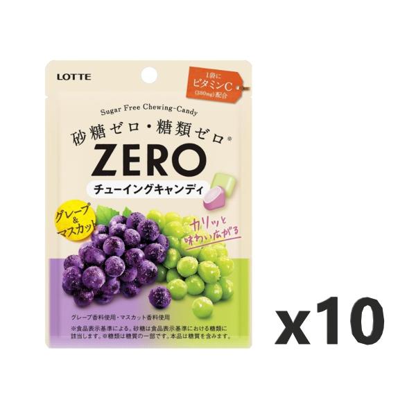 ゼロブランドで培われた原料・技術の活用×ロッテのチューイング技術を掛け合わせることで実現した、砂糖ゼロでもグレープとマスカットの味わいがちゃんと感じられるチューイングキャンディ。ノンシュガータイプなので、ついつい食べすぎちゃうけど砂糖の取り...