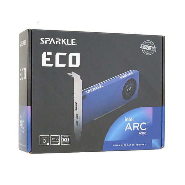 【商品名：】SPARKLE Intel Arc A310 ECO SA310C-4G PCIExp 4GB　／　【商品状態：】新品です。　／　【検索用キーワード：】≪ビデオカード SA750T-8GOC 即納≫ SPARKLE Intel ...