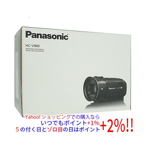 【商品名：】Panasonic デジタルビデオカメラ HC-V900-K ビーズブラック　／　【商品状態：】新品　／　【検索用キーワード：】≪パナソニック ブラック≫ HC-V900-K [ビーズブラック]　／　【型番：】 HC-V900-...