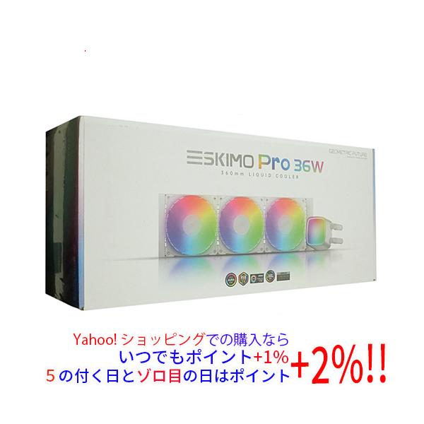 【商品名：】Geometric Future 360mmラジエーター簡易水冷キット Eskimo Pro 36W GF-ES-PRO-360-WT ホワイト　／　【商品状態：】新品。　／　【検索用キーワード：】≪即納≫ Eskimo Pro...