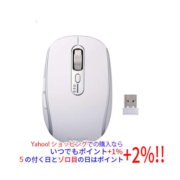 【商品名：】ELECOM Precisionist USB無線/Bluetoothマウスチルト付8ボタンMサイズ M-PN10MBMSWH ホワイト　／　【商品状態：】新品　／　【検索用キーワード：】≪即納≫ M-PN10MBMSWH [ホ...