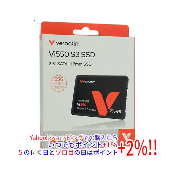 【商品名：】【新品(開封のみ・箱きず・やぶれ)】 Verbatim 内蔵SSD Vi550 49351-J　／　【商品状態：】新品未使用品です。開封のみ行われております。／外箱に破れや潰れ、汚れなどのダメージがあります。／（訳あり理由）／※...