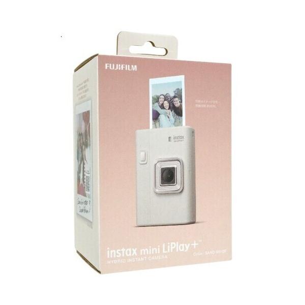 【商品名：】FUJIFILM ハイブリッドインスタントカメラ instax mini LiPlay+ チェキ SAND BEIGE　／　【商品状態：】新品の商品です。　／　【検索用キーワード：】≪富士フイルム インスタントカメラ 即納≫ i...
