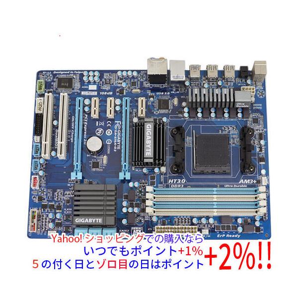 【商品名：】GIGABYTE製 ATXマザーボード GA-970A-D3 Rev.3.0　／　【商品状態：】動作確認済の中古品です。／ ／ ※中古品ですので、傷、汚れ等ある場合がございます。ご理解の上、ご検討お願いします。　／　【検索用キー...