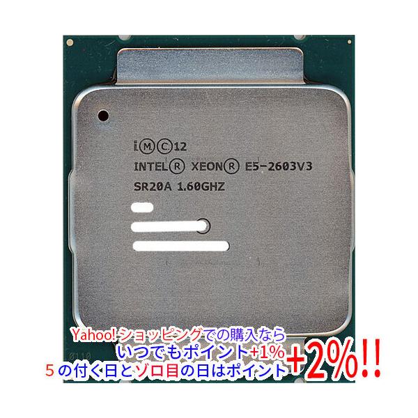【商品名：】Xeon E5-2603 V3 1.6GHz 15M LGA2011-3 SR20A　／　【商品状態：】動作確認済みの中古品です。／ ／ ※中古品ですので、傷、汚れ等ある場合がございます。／ ご理解の上、ご検討お願いします。　／...