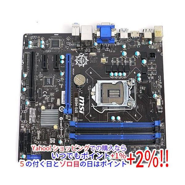 【商品名：】MSI製 MicroATXマザーボード B85M-E45 LGA1150　／　【商品状態：】動作確認済みの中古品です。／ ／ ※中古品ですので、傷、汚れ等ある場合がございます。　／　【検索用キーワード：】≪即納≫ B85M-E4...