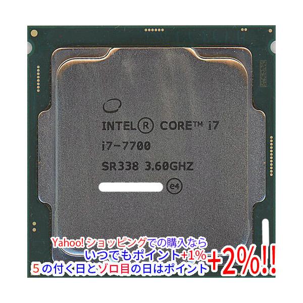 【商品名：】Core i7 7700 3.6GHz LGA1151 65W SR338　／　【商品状態：】動作確認済みの中古品です。／ ／ ※中古品ですので、傷、汚れ等ある場合がございます。／ ご理解の上、ご検討お願いします。　／　【検索用...