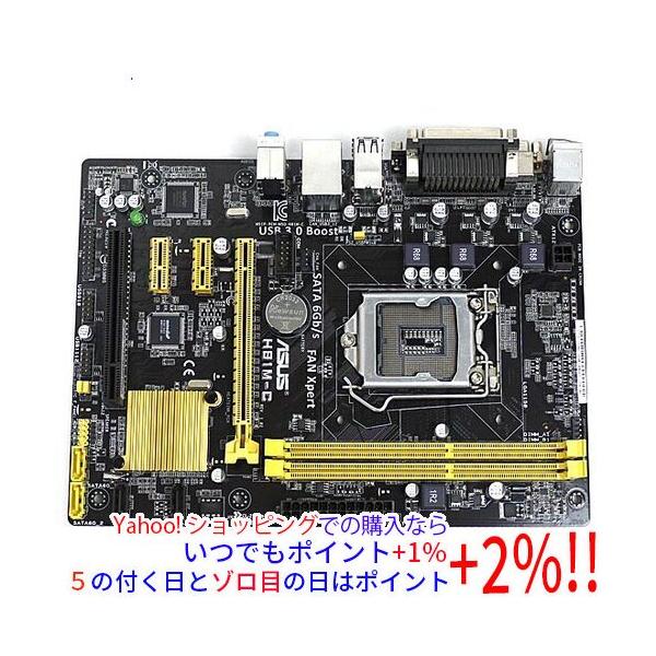 【商品名：】ASUS MicroATXマザーボード H81M-C LGA1150　／　【商品状態：】動作確認済みの中古品です。／ ／ ※中古品ですので、傷、汚れ等ある場合がございます。ご理解の上、ご検討お願いします。　／　【検索用キーワード...