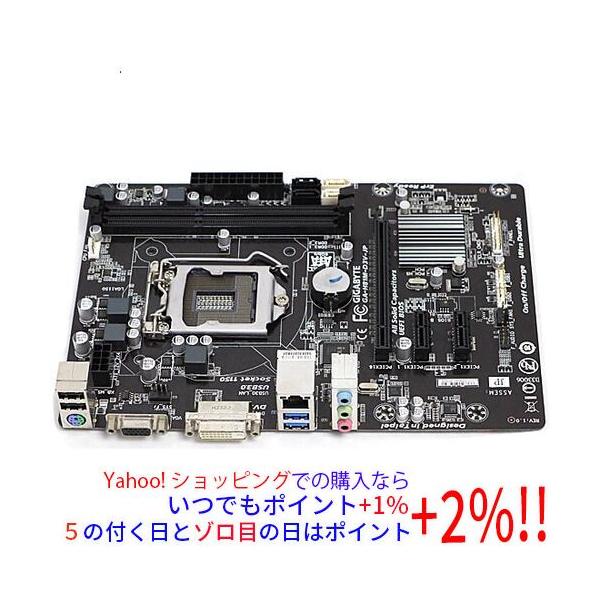 【商品名：】GIGABYTE製 MicroATXマザボ GA-H81M-D3V-JP 訳あり　／　【商品状態：】動作確認済の中古品です。／ ／ ※CPUソケットにピン曲がりがあります。／ ※中古品ですので、傷、汚れ等ある場合がございます。ご...
