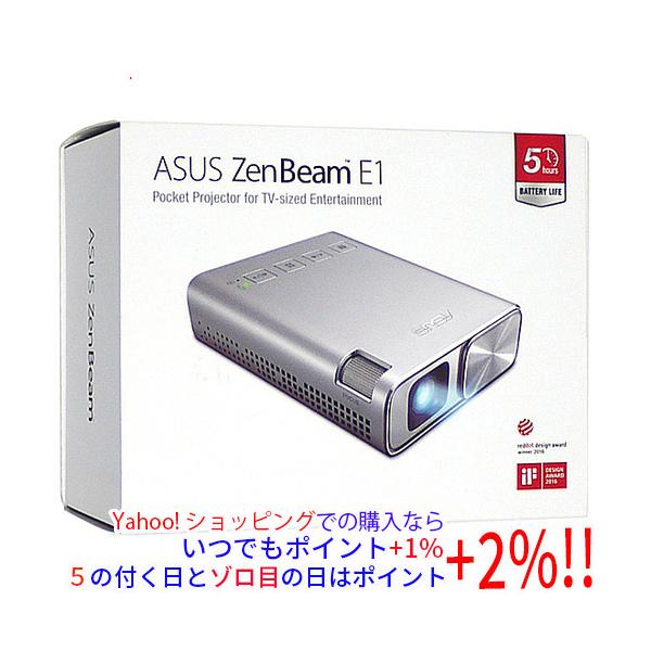 【商品名：】ASUS モバイルプロジェクター ASUS ZenBeam E1 元箱あり　／　【商品状態：】動作確認済の中古品です。／ ／ ※中古品ですので、傷、汚れ等ある場合がございます。ご理解の上、ご検討お願いします。　／　【検索用キーワ...
