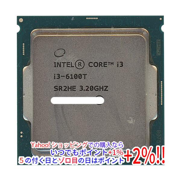【商品名：】Core i3 6100T 3.2GHz 3M LGA1151 35W SR2HE　／　【商品状態：】動作確認済みの中古品です。／ ／ ※中古品ですので、傷、汚れ等ある場合がございます。／ ご理解の上、ご検討お願いします。　／　...