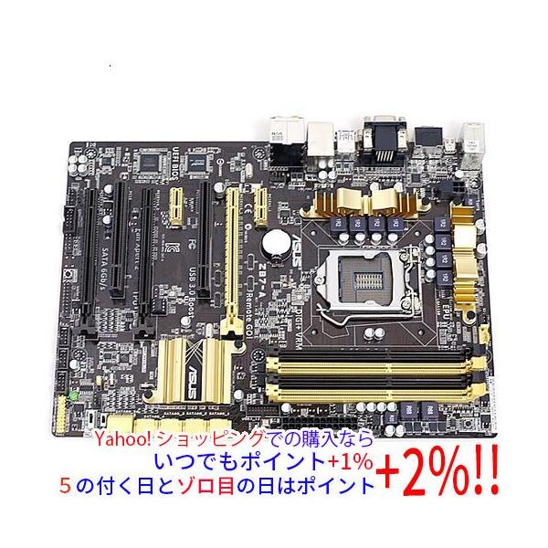 【商品名：】ASUS製 ATXマザーボード Z87-A LGA1150　／　【商品状態：】動作確認済みの中古品です。／ ／ ※中古品ですので、傷、汚れ等ある場合がございます。／ ご理解の上、ご検討お願いします。　／　【検索用キーワード：】≪...