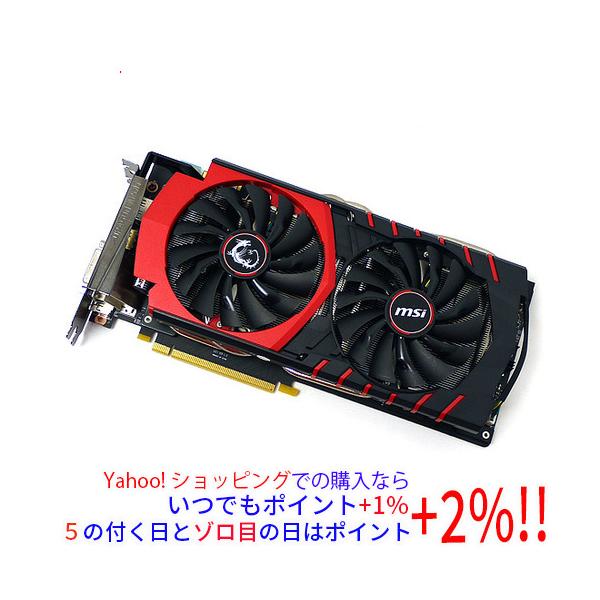 【商品名：】MSI製グラボ GTX 970 GAMING 4G PCIExp 4GB　／　【商品状態：】動作確認済みの中古品です。／ ／ ※中古品ですので、傷、汚れ等ある場合がございます。／ ご理解の上、ご検討お願いします。　／　【検索用キ...