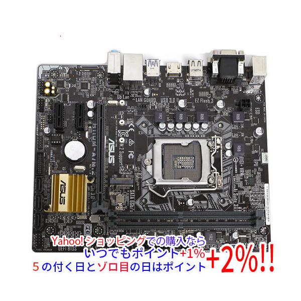 【商品名：】ASUS MicroATXマザーボード H110M-A/M.2 LGA1151　／　【商品状態：】動作確認済の中古品です。／ ／ ※中古品ですので、傷、汚れ等ある場合がございます。ご理解の上、ご検討お願いします。　／　【検索用キ...