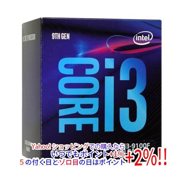 【商品名：】Core i3 9100F 3.6GHz 6M LGA1151 65W SRF7W 元箱あり　／　【商品状態：】動作確認済みの中古品です。／ ／ ※中古品ですので、傷、汚れ等ある場合がございます。／ ご理解の上、ご検討お願いしま...