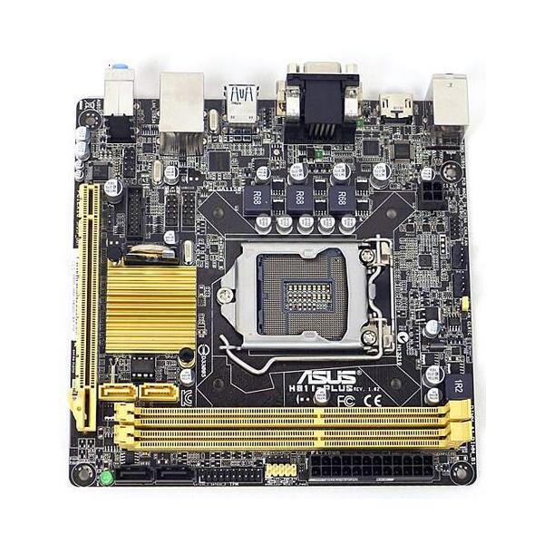【商品名：】ASUS Mini-ITXマザーボード H81I-PLUS LGA1150　／　【商品状態：】動作確認済みの中古品です。／／※中古品ですので、傷、汚れ等ある場合がございます。／ご理解の上、ご検討お願いします。　／　【検索用キーワ...