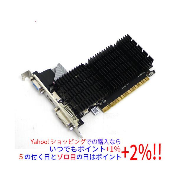 【商品名：】玄人志向グラボ GF-GT710-E1GB/HS PCIExp 1GB　／　【商品状態：】動作確認済みの中古品です。／ ／ ※中古品ですので、傷、汚れ等ある場合がございます。／ ご理解の上、ご検討お願いします。　／　【検索用キー...