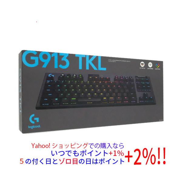 【商品名：】ロジクール G913 TKL LIGHTSPEED Wireless RGB Mechanical Gaming Keyboard-Tactile G913-TKL-TCBK ブラック 未使用　／　【商品状態：】未使用品です。／...
