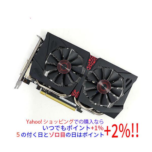 【商品名：】ASUS製グラボ STRIX-GTX960-DC2OC-2GD5 PCIExp 2GB　／　【商品状態：】動作確認済みの中古品です。／ ／ ※中古品ですので、傷、汚れ等ある場合がございます。／ ご理解の上、ご検討お願いします。　...