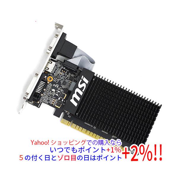 【商品名：】MSI製グラボ GT 710 1GD3H LP PCIExp 1GB　／　【商品状態：】動作確認済みの中古品です。／ ／ ※中古品ですので、傷、汚れ等ある場合がございます。／ ご理解の上、ご検討お願いします。　／　【検索用キーワ...