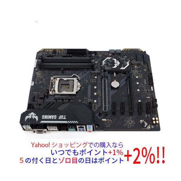 【商品名：】ASUS製 ATXマザーボード TUF H370-PRO GAMING LGA1151　／　【商品状態：】動作確認済の中古品です。／ ／ ※中古品ですので、傷、汚れ等ある場合がございます。ご理解の上、ご検討お願いします。　／　【...