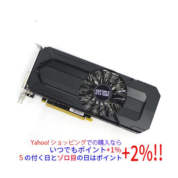 【商品名：】PALIT GeForce GTX1060 6GB StormX NE51060015J9-1061F PCIExp 6GB　／　【商品状態：】動作確認済みの中古品です。／ ／ ※中古品ですので、傷、汚れ等ある場合がございます。...