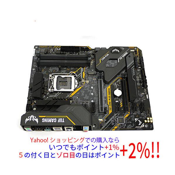 【商品名：】ASUS製 ATXマザーボード TUF Z390-PLUS GAMING LGA1151　／　【商品状態：】動作確認済みの中古品です。／ ／ ※中古品ですので、傷、汚れ等ある場合がございます。／ ご理解の上、ご検討お願いします。...