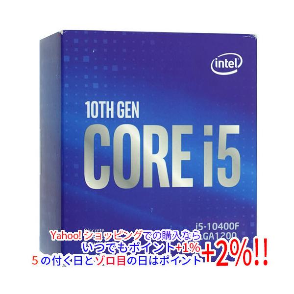 【商品名：】Core i5 10400F 2.9GHz 12M LGA1200 65W SRH79 元箱あり　／　【商品状態：】動作確認済みの中古品です。／ ／ ※中古品ですので、傷、汚れ等ある場合がございます。／ ご理解の上、ご検討お願い...