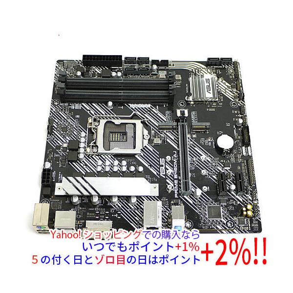 【商品名：】ASUS製 MicroATXマザーボード PRIME B460M-AJ LGA1200　／　【商品状態：】動作確認済みの中古品です。／ ／ ※中古品ですので、傷、汚れ等ある場合がございます。／ ご理解の上、ご検討お願いします。　...