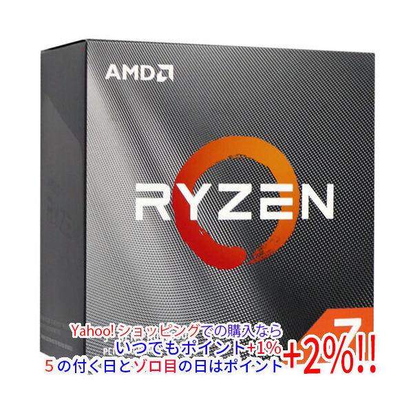 【商品名：】AMD Ryzen 7 3800XT 100-100000279 3.9GHz SocketAM4 元箱あり　／　【商品状態：】 動作確認済みの中古品です。／ ／ ※中古品ですので、傷、汚れ等ある場合がございます。／ ご理解の上...