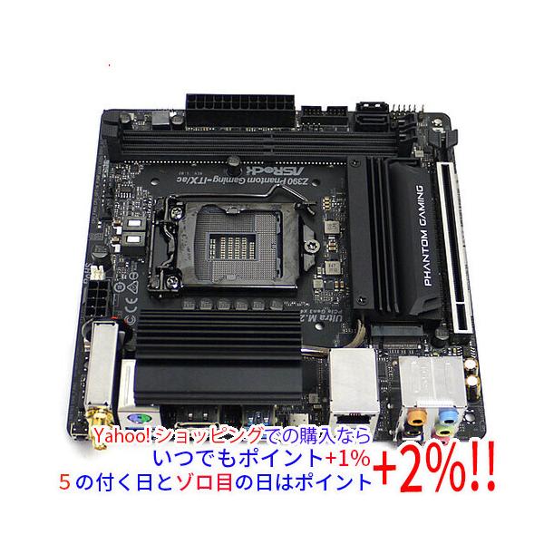 【商品名：】ASRock製 Mini-ITXマザーボード Z390 Phantom Gaming-ITX/ac LGA1151　／　【商品状態：】動作確認済みの中古品です。／ ※中古品ですので、傷、汚れ等ある場合がございます。ご理解の上、ご...