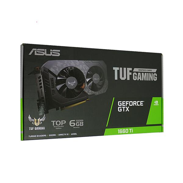 【商品名：】ASUSグラボ TUF-GTX1660TI-T6G-EVO-GAMING PCIExp 6GB 元箱あり　／　【商品状態：】動作確認済みの中古品です。／／※中古品ですので、傷、汚れ等ある場合がございます。／ご理解の上、ご検討お願...