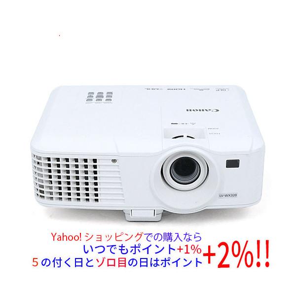【商品名：】CANON パワープロジェクター LV-WX320 リモコンなし　／　【商品状態：】動作確認済みの中古品です。／ ／ ※中古品ですので、傷、汚れ等ある場合がございます。／ ご理解の上、ご検討お願いします。　／　【検索用キーワード...