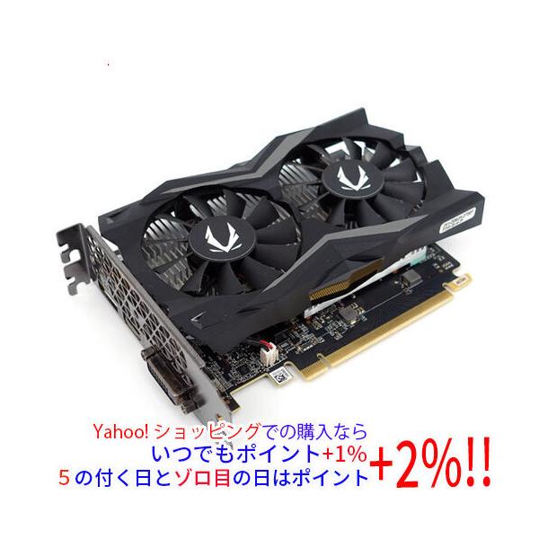 【商品名：】ZOTAC GAMING GeForce GTX 1650 AMP Core GDDR6 ZT-T16520J-10L PCIExp 4GB　／　【商品状態：】動作確認済みの中古品です。／ ／ ※中古品ですので、傷、汚れ等ある場...