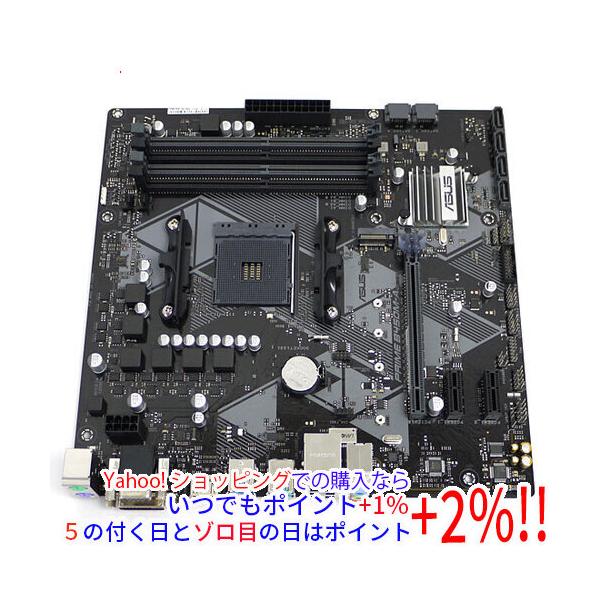 【商品名：】ASUS製 MicroATXマザーボード PRIME B450M-A SocketAM4　／　【商品状態：】動作確認済みの中古品です。／ ／ ※中古品ですので、傷、汚れ等ある場合がございます。／ ご理解の上、ご検討お願いします。...
