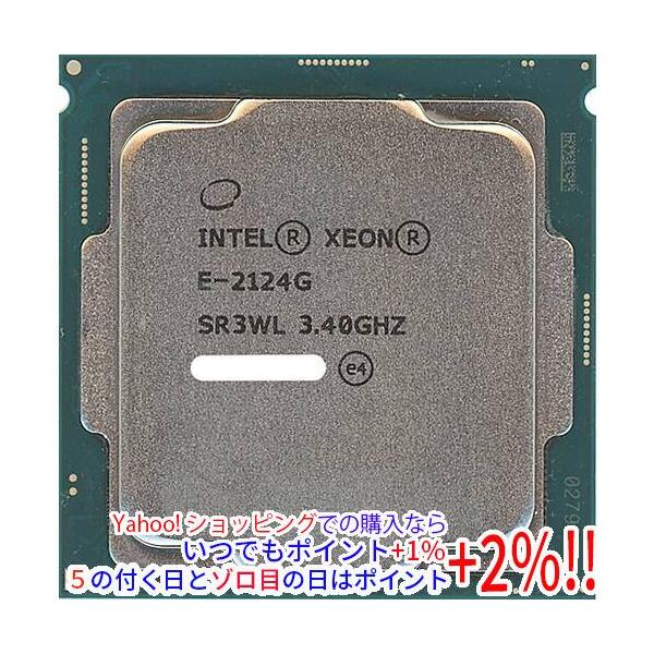 【商品名：】Intel Xeon E-2124G 3.4GHz 71W LGA1151 SR3WL　／　【商品状態：】動作確認済みの中古品です。／ ／ ※中古品ですので、傷、汚れ等ある場合がございます。／ ご理解の上、ご検討お願いします。　...