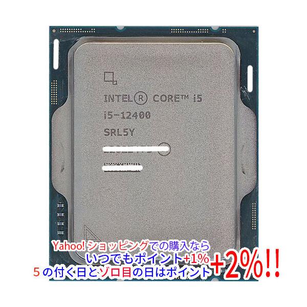 【商品名：】Core i5 12400 2.5GHz LGA1700 65W SRL5Y　／　【商品状態：】動作確認済みの中古品です。／ ／ ※中古品ですので、傷、汚れ等ある場合がございます。／ ご理解の上、ご検討お願いします。　／　【検索...
