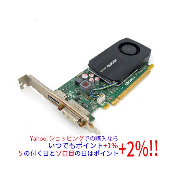 【商品名：】グラフィックボード NVIDIA Quadro K600 PCIExp 1GB　／　【商品状態：】動作確認済みの中古品です。／※本体に錆び、目立つ汚れがあります。／※中古品のため、使用感や傷、汚れ等がある場合がございます。　／　...