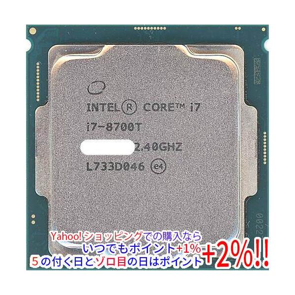 【商品名：】Core i7 8700T 2.4GHz LGA1151 35W SR3WX　／　【商品状態：】動作確認済の中古品です。／ ／ ※中古品ですので、傷、汚れ等ある場合がございます。ご理解の上、ご検討お願いします。　／　【検索用キー...