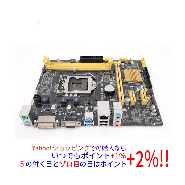 【商品名：】ASUS製 MicroATXマザーボード B85M-K LGA1150 訳あり　／　【商品状態：】動作確認済みの中古品です。／ ／ ※CPUソケットにピン曲がりがあります。 ／ ※中古品ですので、傷、汚れ等ある場合がございます。...