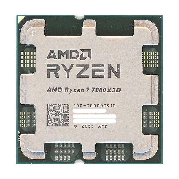 【商品名：】AMD Ryzen 7 7800X3D 100-000000910 4.2GHz Socket AM5　／　【商品状態：】動作確認済みの中古品です。／／※中古品ですので、傷、汚れ等ある場合がございます。／ご理解の上、ご検討お願い...