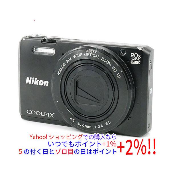 【商品名：】Nikon製 デジカメ COOLPIX S7000 ブラック/1602万画素 訳あり　／　【商品状態：】動作確認済の中古品です。／／※限界までズームした際、ゴミのようなものが映り込みます。／／※本体に割れ・キズ・汚れなどの傷みが...
