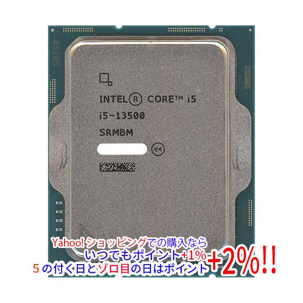 【商品名：】Core i5 13500 2.5GHz 24MB LGA1700 SRMBM　／　【商品状態：】動作確認済みの中古品です。／ ／ ※中古品ですので、傷、汚れ等ある場合がございます。／ ご理解の上、ご検討お願いします。　／　【検...