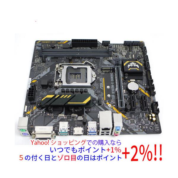 【商品名：】ASUS製 MicroATXマザーボード TUF B360M-E GAMING LGA1151　／　【商品状態：】動作確認済の中古品です。／ ／ ※中古品ですので、傷、汚れ等ある場合がございます。ご理解の上、ご検討お願いします。...