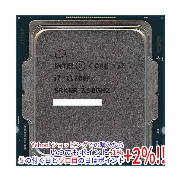 【商品名：】Core i7 11700F 2.5GHz LGA1200 65W SRKNR　／　【商品状態：】動作確認済みの中古品です。／ ／ ※中古品ですので、傷、汚れ等ある場合がございます。／ ご理解の上、ご検討お願いします。　／　【検...